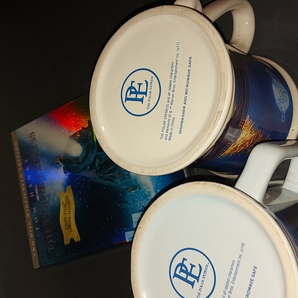 Warner Bros. | Other | Polar Express Dvd Two Cups Polar Express Cups ...